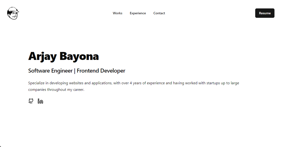 Arjay Bayona — Software Engineer